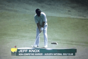 Knox (54 años), marcador oficial de Augusta que ya ganó a Sergio en su ...